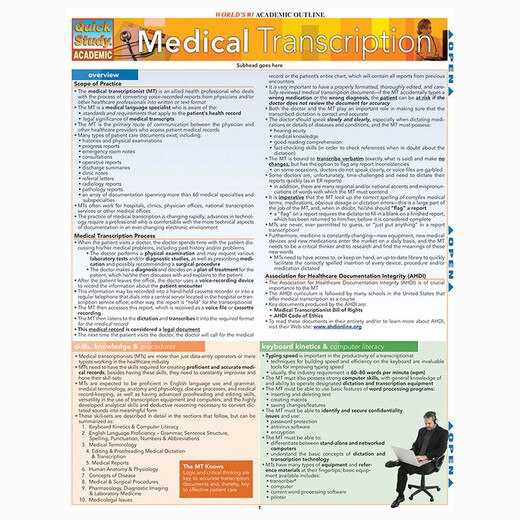 Medical Transcription