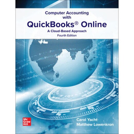 COMPUTER ACCOUNTING WITH QUICKBOOKS ONLINE: A CLOUD BASED APPROACH
