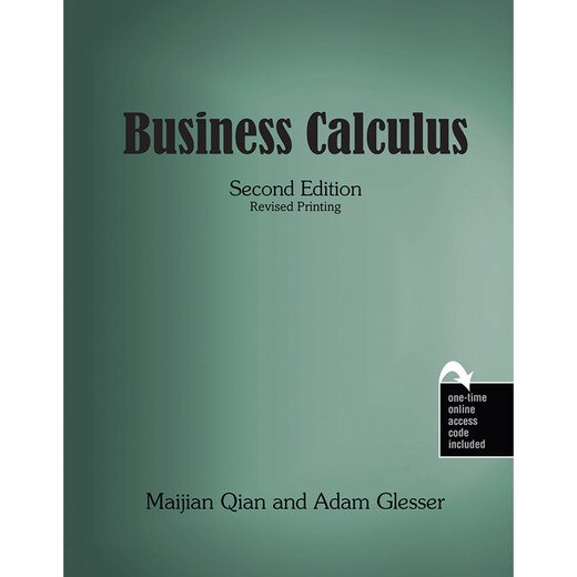 Business Calculus w/Webassign- Ebook Only